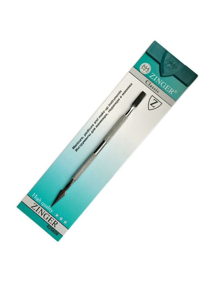 Zinger шабер для маникюра двухсторонний me40 s 14 см
