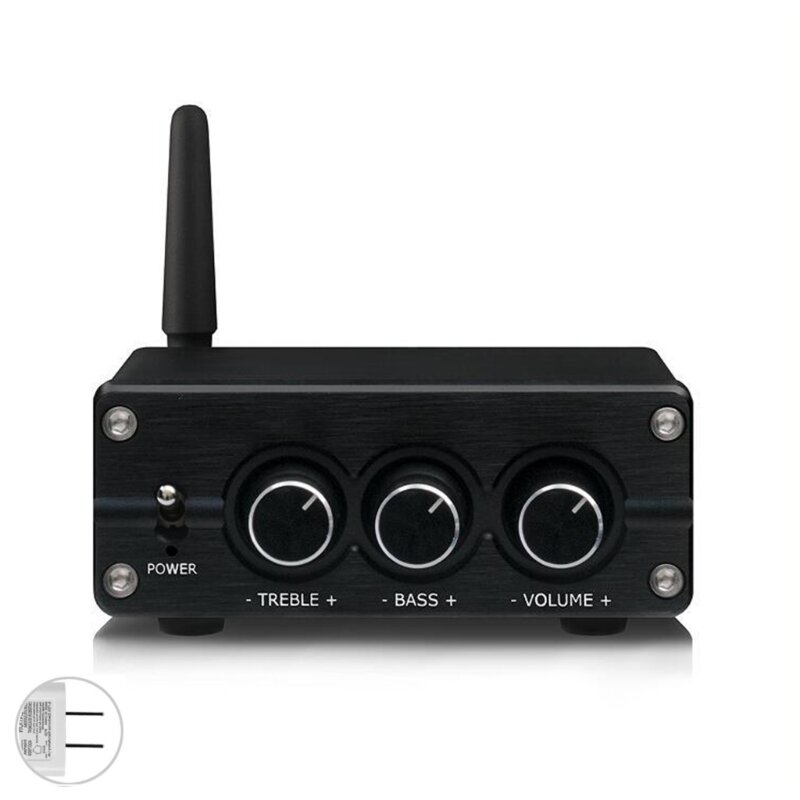 Bluetooth-совместимый Двухканальный Стереоусилитель 5.0 Мощностью 100 Вт На канал Качество звука Небольшой размер Простота в эксплуатации