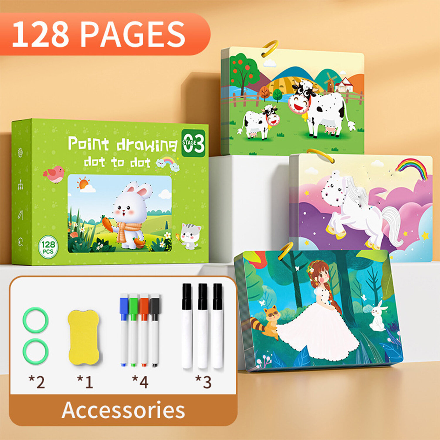 Magical Tracing Notebook Reusable Calligraphy Copybook Practice Drawing Book Toddler Learning Activities For Kids Children Toys Ages 2-5 Years Old New Fine Binding Board Book English Language Mainland China Origin Features Magical Tracing Workbook STROKE