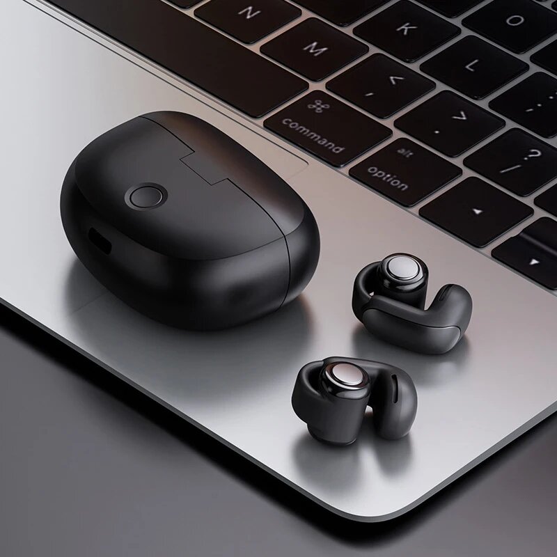 Беспроводные наушники YM Mall TWS Bluetooth 5.4, ANC, стереобас, сенсорное LED-управление