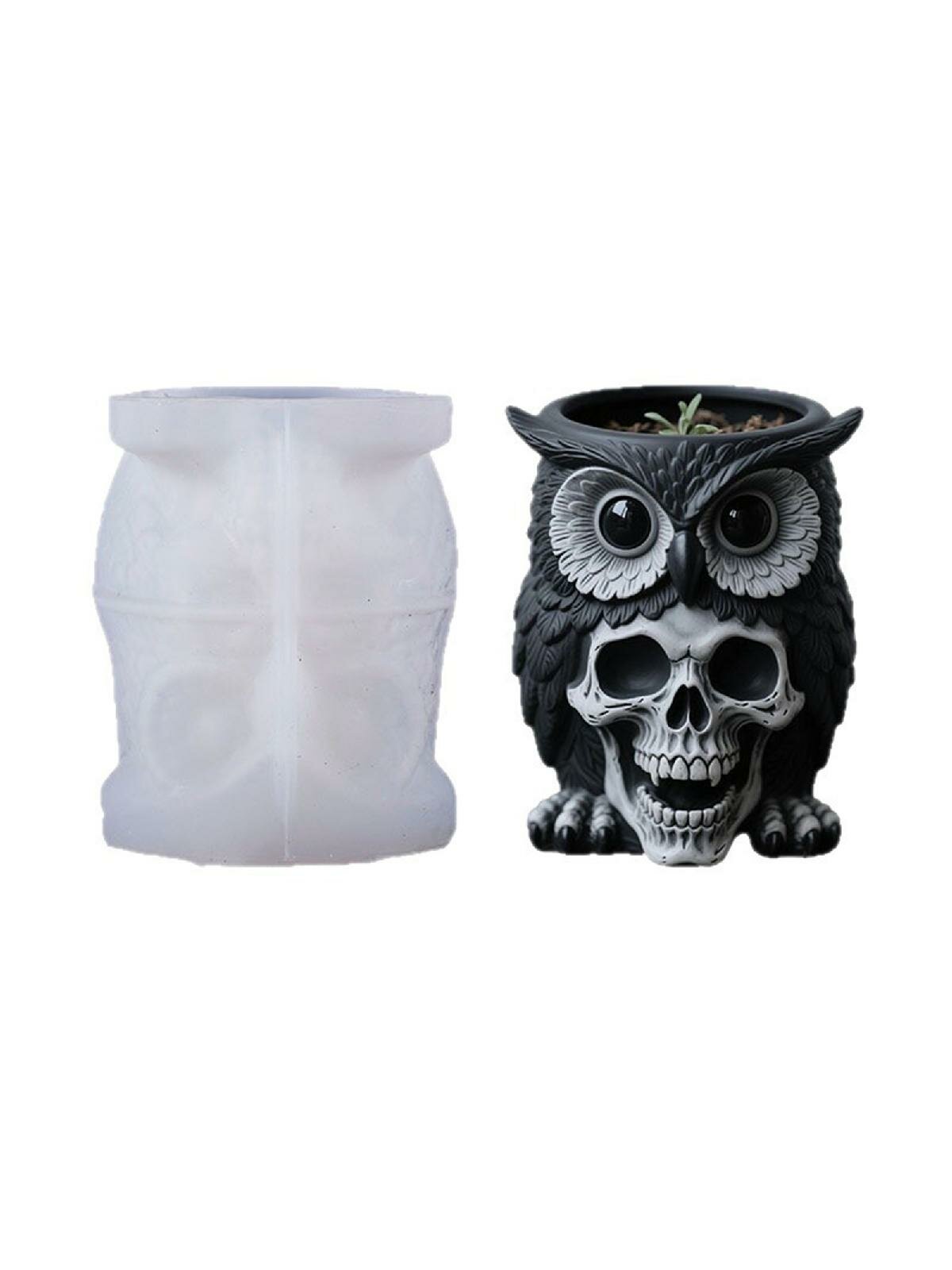 Термостойкая силиконовая форма для кашпо для суккулентов, форма для цветочного горшка