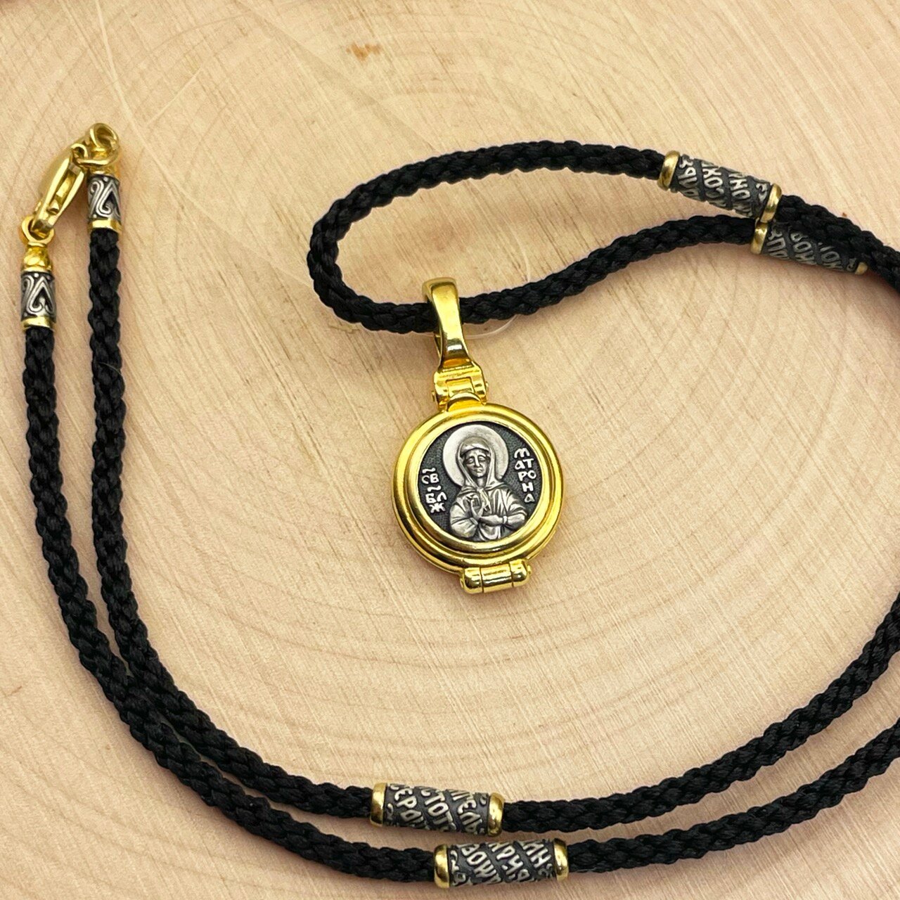 Комплект украшений, серебро, 925 проба, золочение, оксидирование, чернение