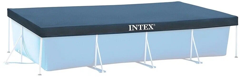 Тент Intex "Rectangular Frame" 28039, ПВХ, защита от мусора и осадков
