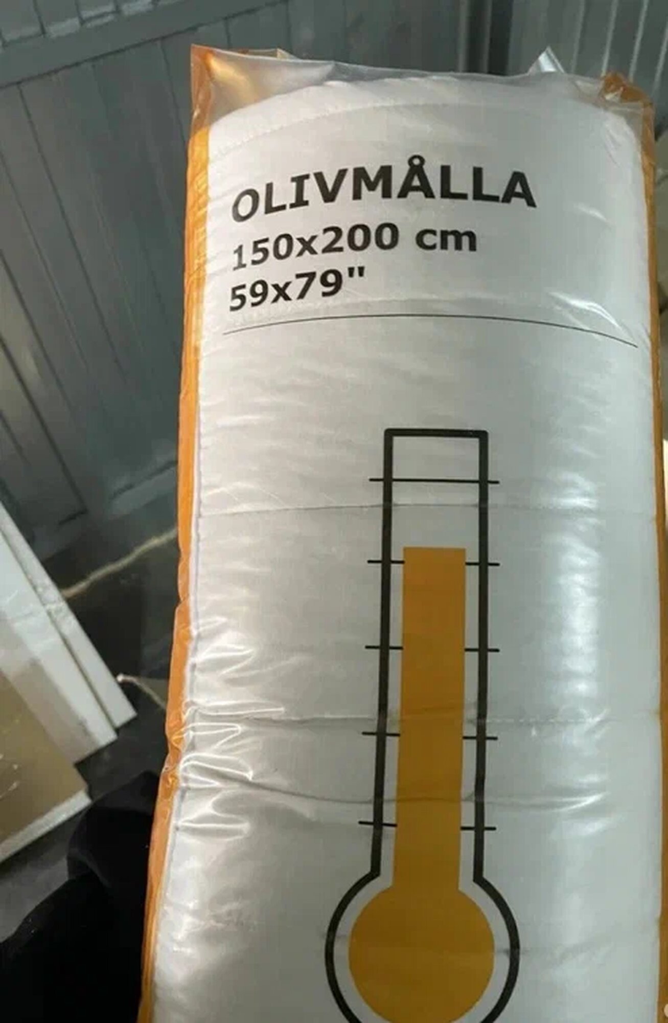 Одеяло Оливмалла, Теплое, OLIVMÅLLA. Размер : 150x200. Икеа.