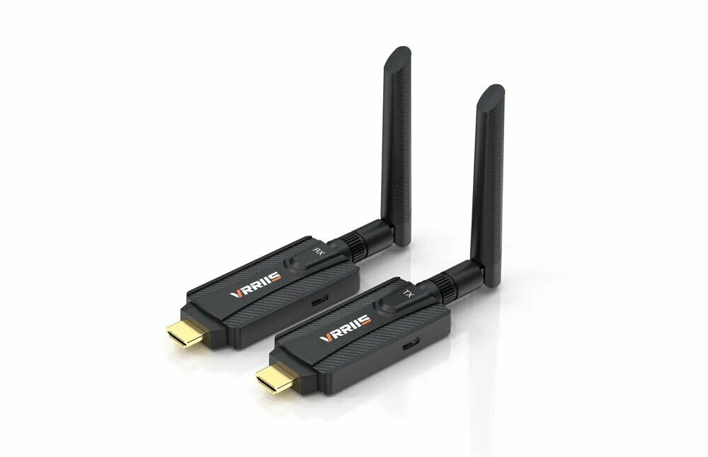 Беспроводной удлинитель HDMI VRRIIS WL084 (поддержка 1TX+2RX), видеопередатчик 1080p, передача на расстояние 200 м