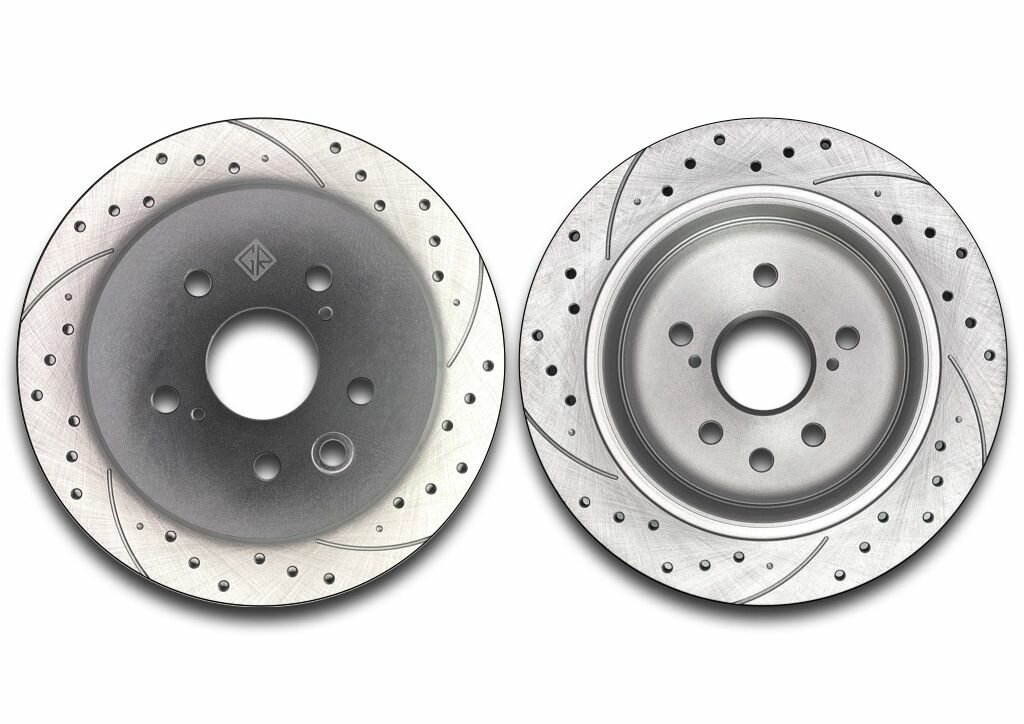 Тормозной диск Gerat DSK-R037W (задний) Performance для а/м LEXUS IS/TOYOTA CROWN, MARK X (291 мм)