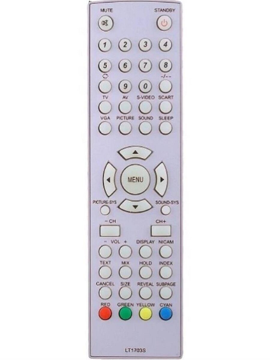 Huayu LT1703S (15266) пульт дистанционного управления (ПДУ) для телевизора BBK