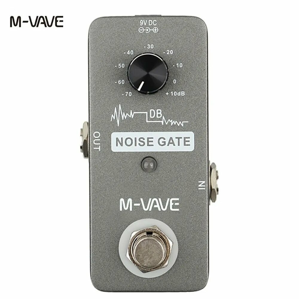 M-VAVE NOISE GATE электрогитара Процессор эффектов Recording Loop Delay Overload Reverb Overdrive