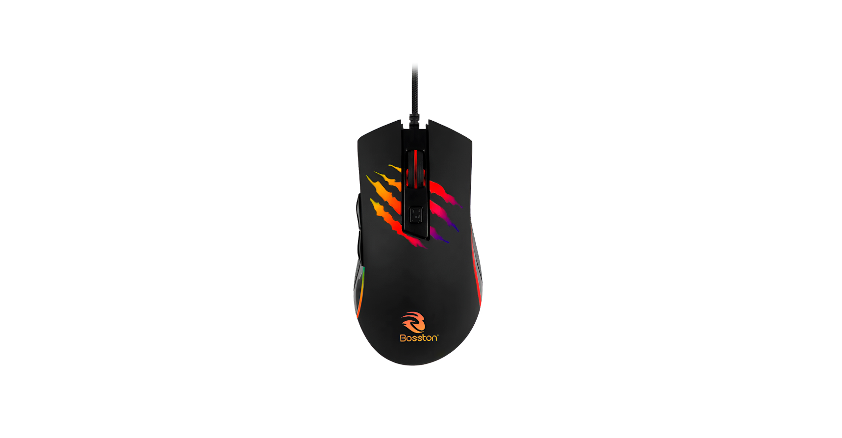 Игровая мышь Bosston Wired Gaming Mouse GM046 Black, проводная