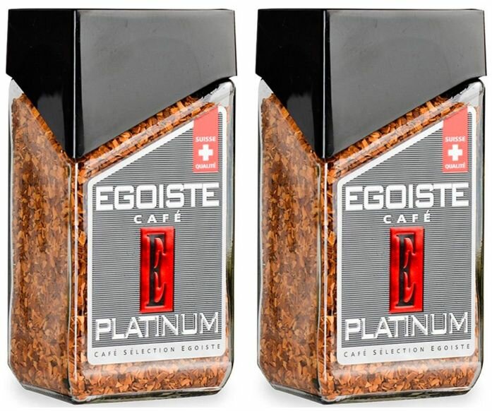 Egoiste Кофе растворимый Platinum, 100гр, 2 шт