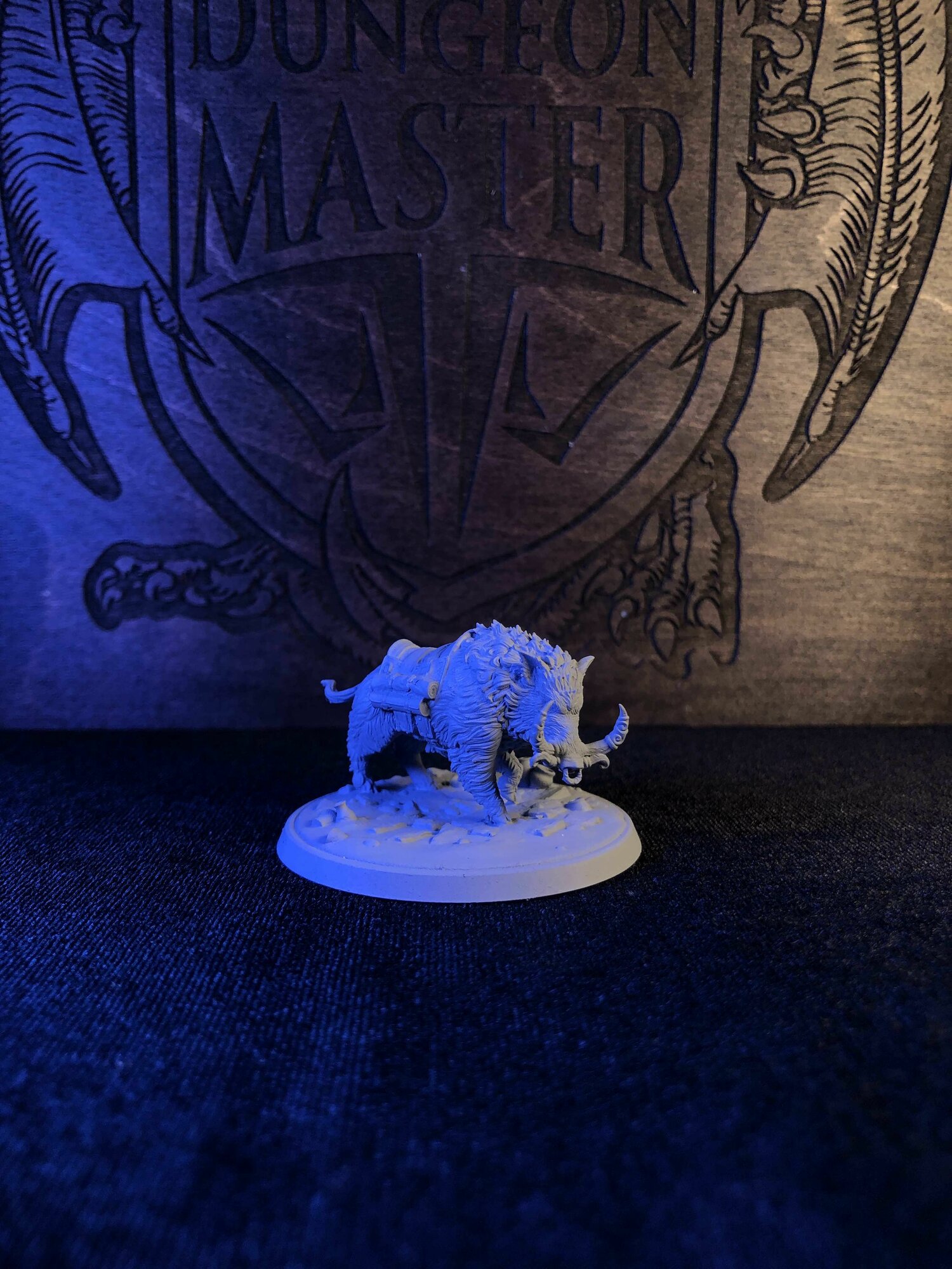 Ездовой вепрь, кабан - Миниатюра для настольных игр DnD, ДнД, Dungeons & Dragons, Pathfinder.