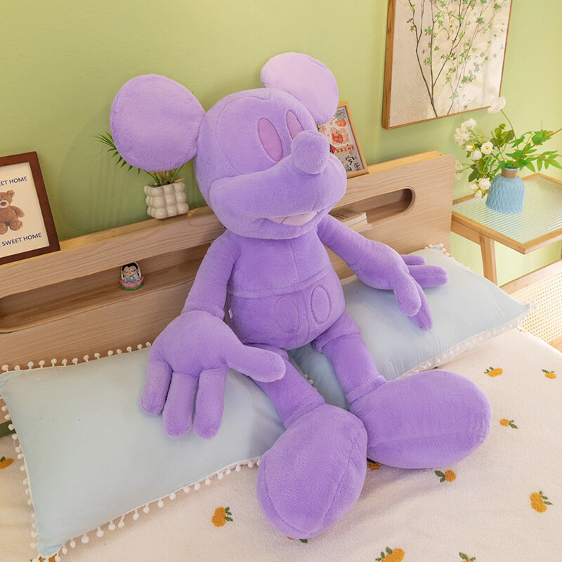 Черная плюшевая кукла Микки, милая старая плюшевая игрушка, розовая мягкая кукла, подарок на день рождения для девочки, кросс-бордер