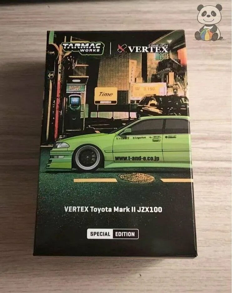 Tarmac Works 1:64 Toyota Chaser Vertex Mark II JZX100 BEIJING SHOW Модель автомобильного сплава