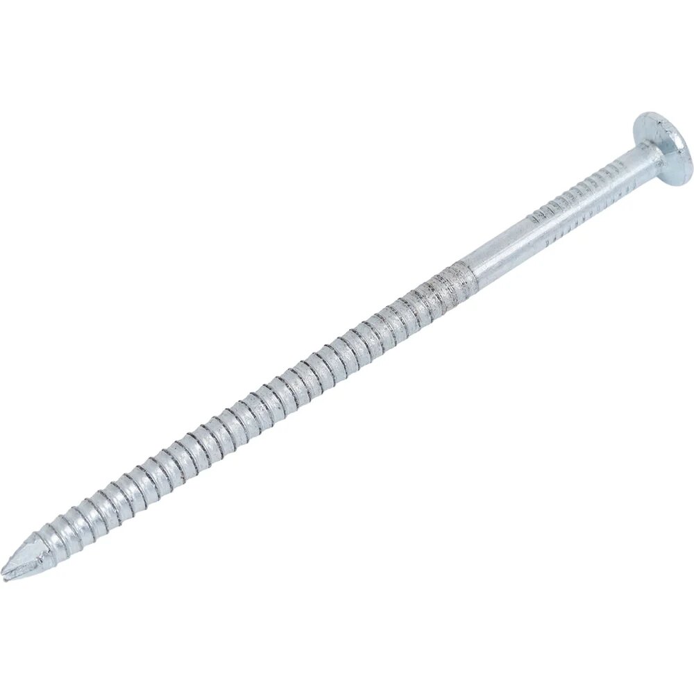 Гвоздь Стройметиз 70 мм ершеный, цинк, 0,4 кг коробка 2300014