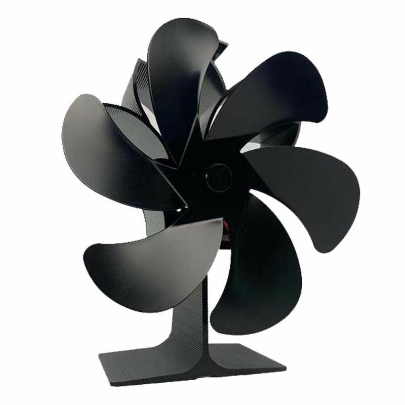 Бесшумный самовращающийся каминный вентилятор без электричества