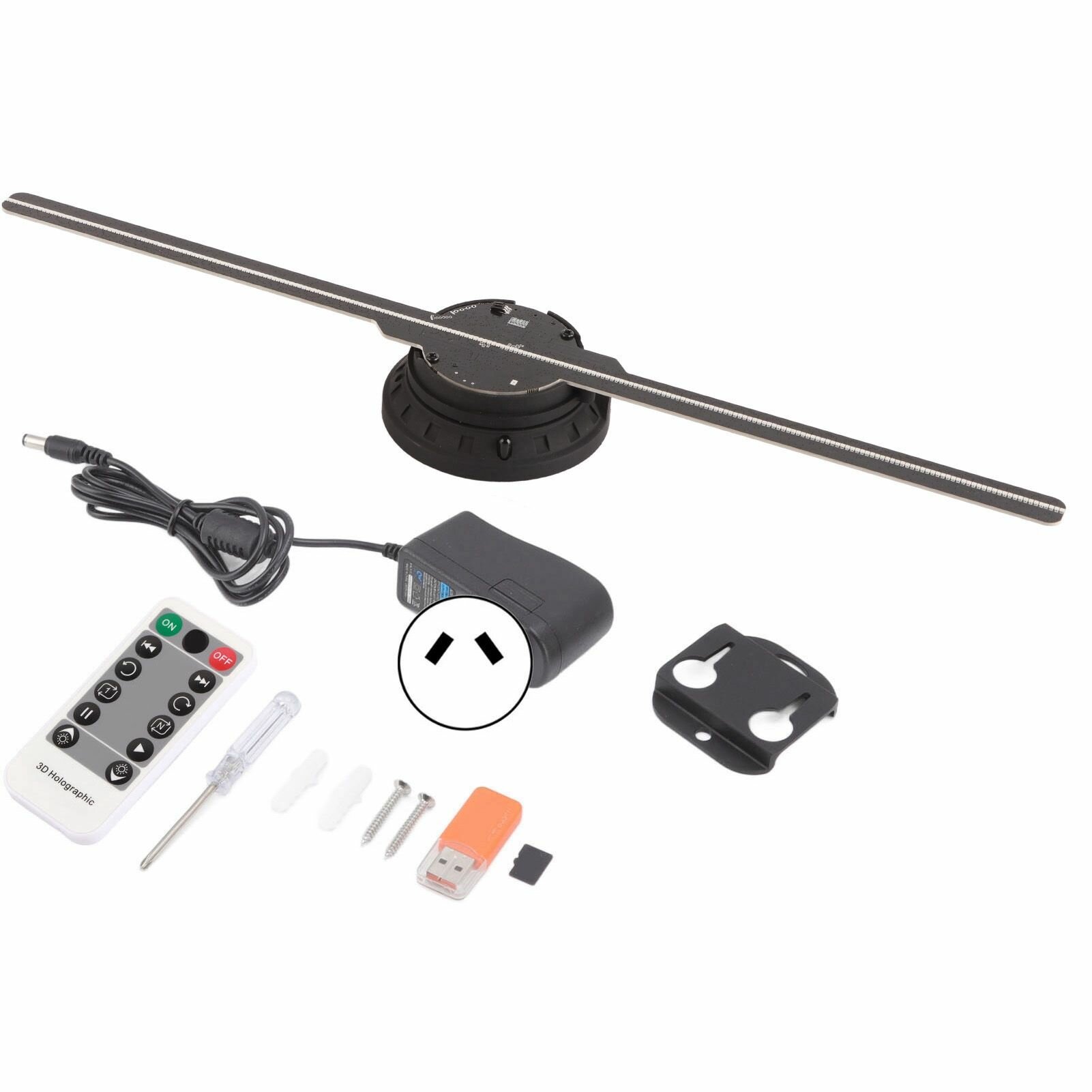 16,5-дюймовый 3D-голографический вентилятор с 234 светодиодными проекторами для визуализации воздуха, рекламы, выставок, магазинов, визуального маркетинга