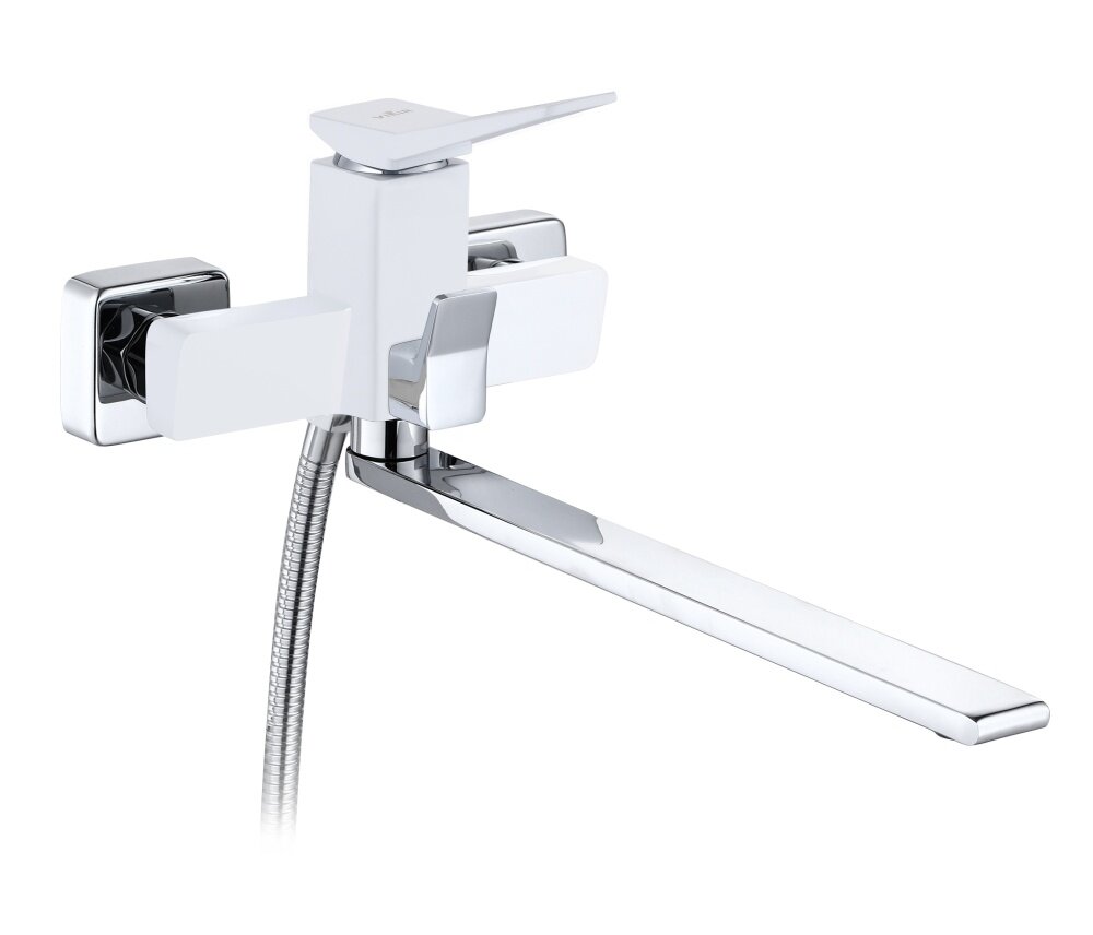 Смеситель для ванны и душа из латуни от бренда Vieir V423541-F белый