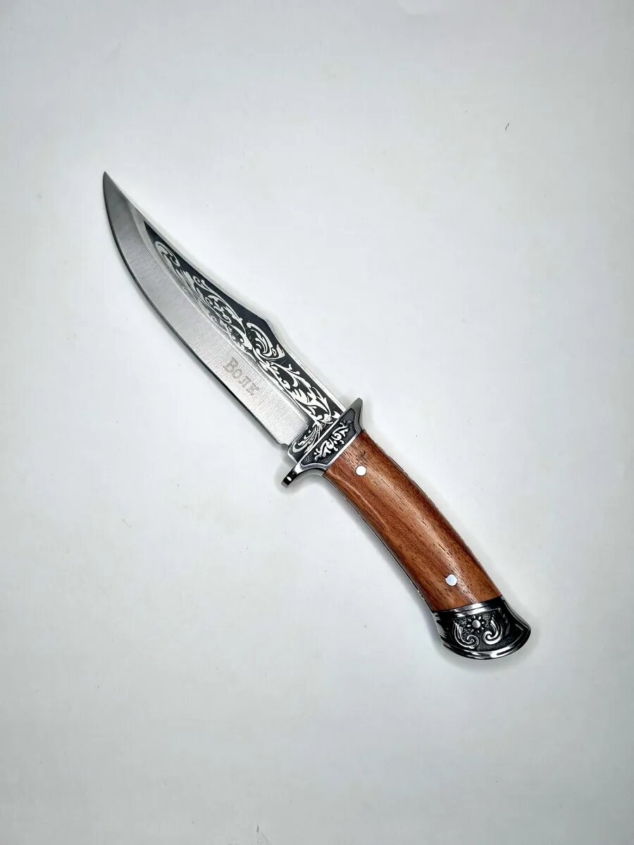 Большой охотничий нож Волк из стали 65х13