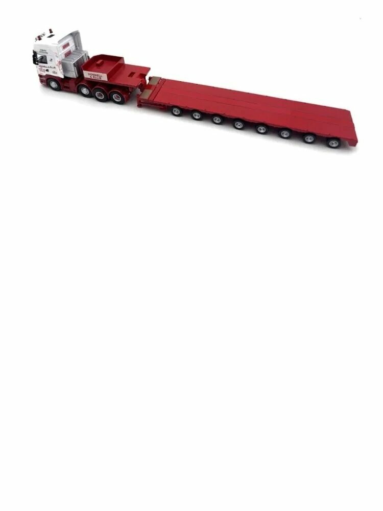 Машинка металлическая модель Oxford 1:76 Scan-ia R580 Multi Axle Trailer