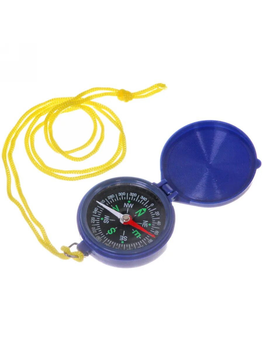 Компас туристический "DC45-7", синий, для альпинизма, охоты, спорта