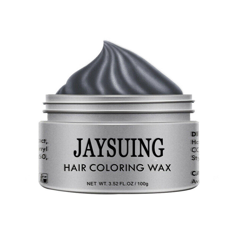100g Мусор для окрашивания волос DIY унисекс временный глина воск краситель для волос, цвета: Фиолетовый, Черный, Красный, Желтый, Серый, Зеленый, Белый, Синий, Коричневый (по выбору), материал: твердый воск для волос, вес: 100g, вес упаковки: 150g,