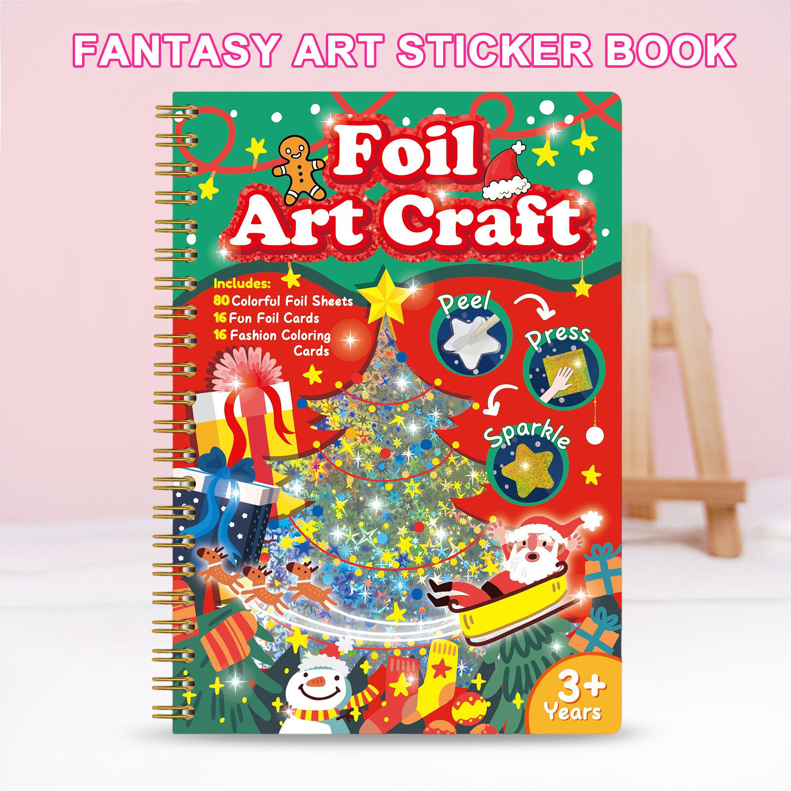 Foil Art Craft Activity Diy Creative Travel Toys Art Supplies для детей в возрасте 4-8 лет