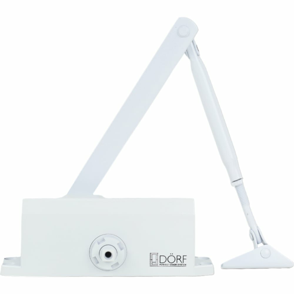 Дверной доводчик DORF 80 кг, белый L8223_white