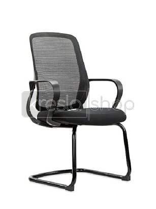 Конференц-кресло Directoria&Moder флай CF черная сетка, черная ткань