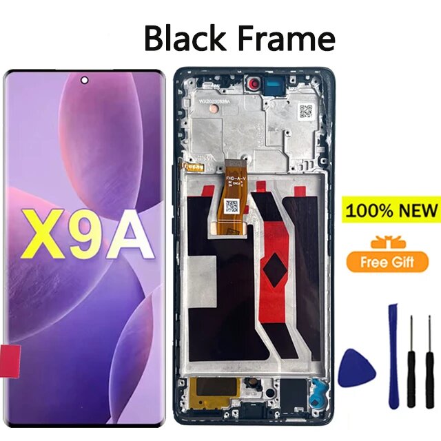 6,67 "OEM AMOLED дисплей для Huawei Honor X9a ЖК-дисплей с цифровым преобразователем сенсорного экрана в сборе для Honor X9a Замена ЖК-дисплея