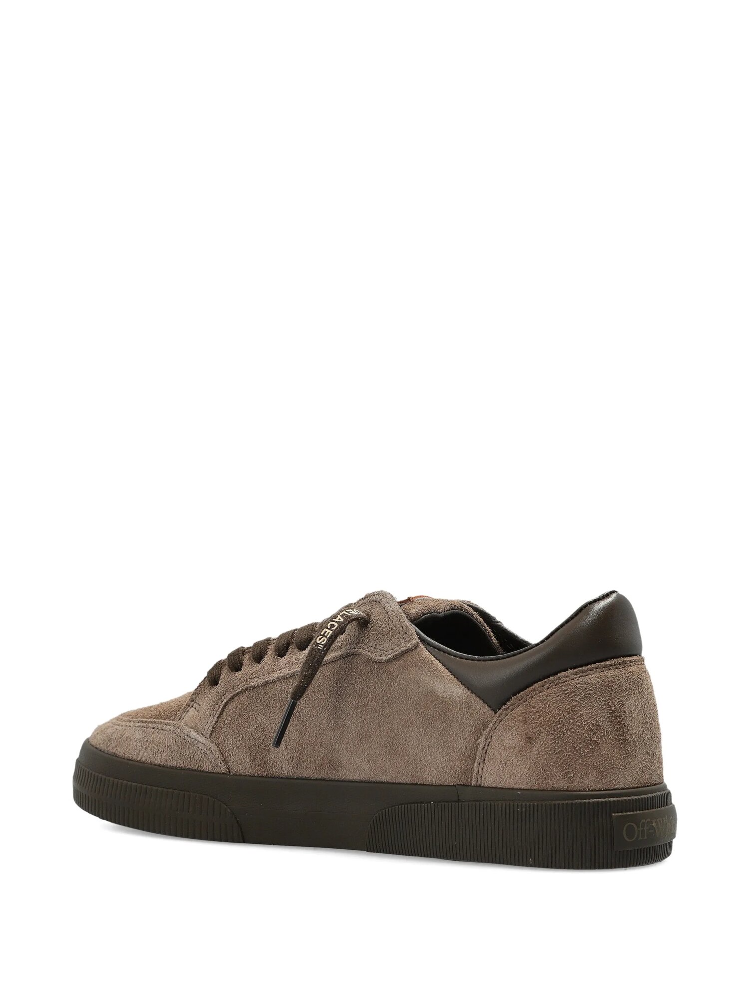 Кроссовки Off-White Arrow-appliqué suede sneakers, размер 39, коричневый/серый/оранжевый — фото 1