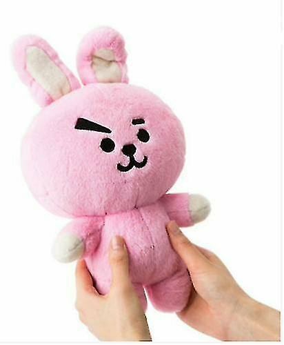 Розовый KPOP BTS BT21 Cookie Tata плюшевая игрушка стоящая кукла подарок для детей (розовый)