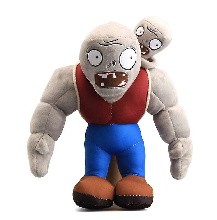 30 см мультфильм растение против зомби сексуальные игрушки, зомби шитья - мышцы зомби шитья кукла (серый)