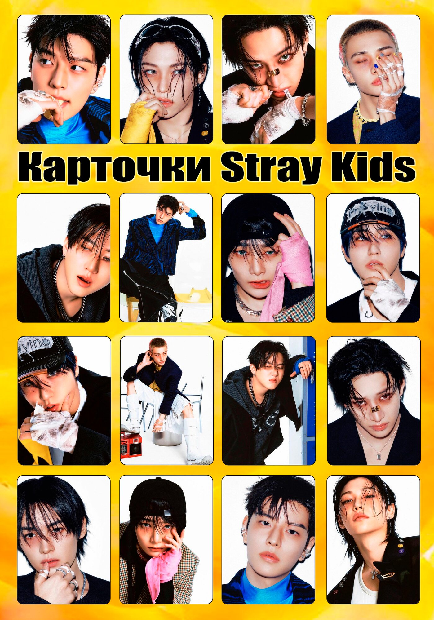 Карточки Стрейкидс Stray Kids