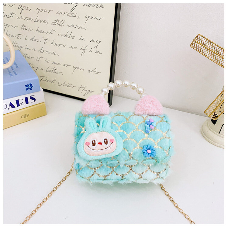 2025 Новый стильный девичий сумка модная универсальная детская сумка через плечо интернет-знаменитость маленькая девочка сумочка трендовая