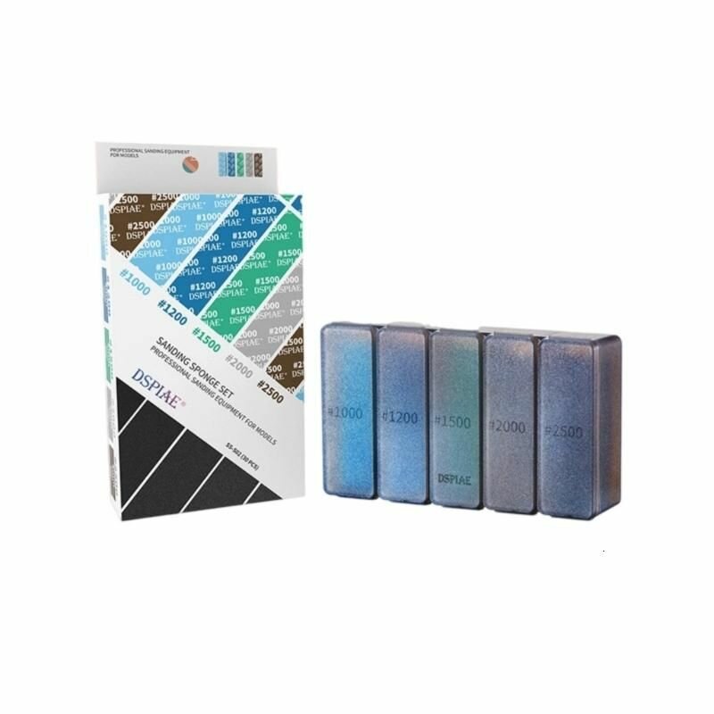 30 шт. Набор шлифовальных губок для моделирования с зернистостью от 180 до 2500, - Набор S02