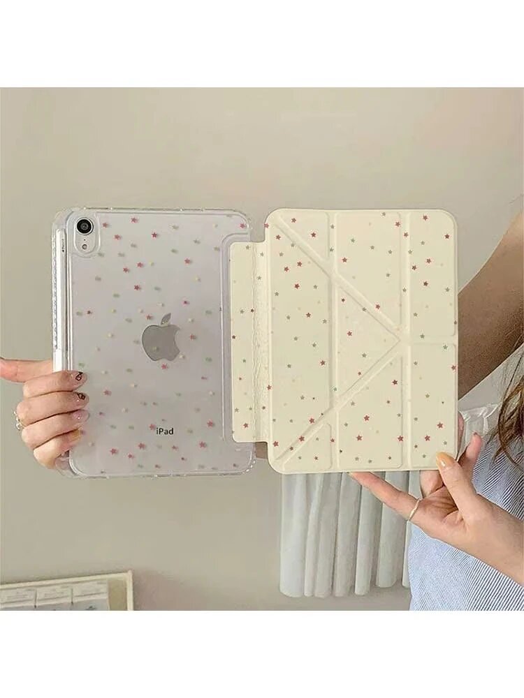 Чехол для iPad DANYCASE, бежевый с точками, TPU