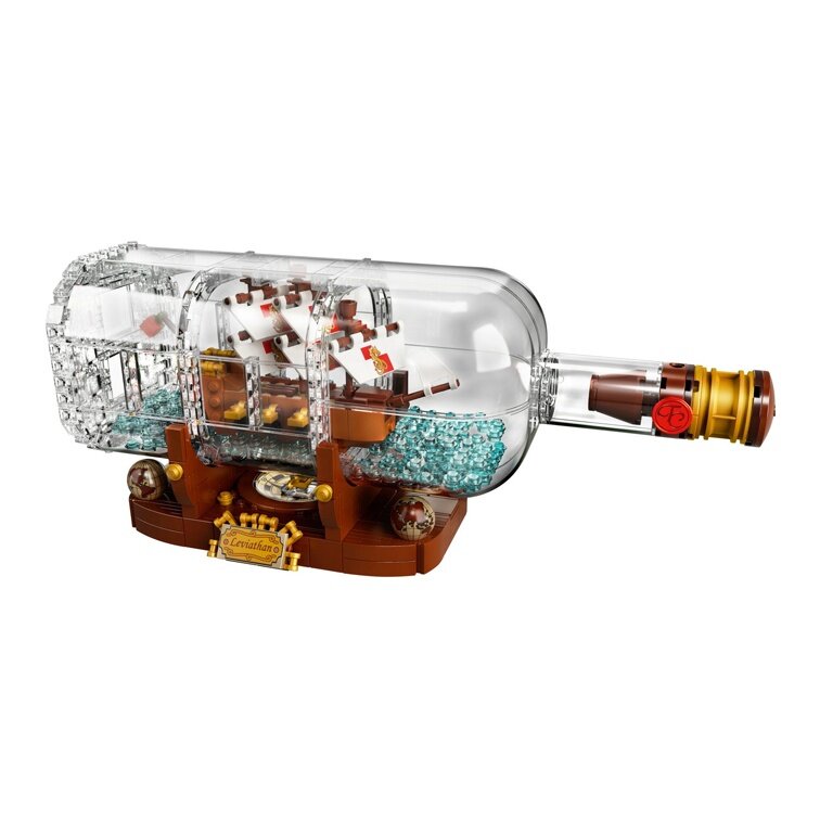 LEGO IDEAS Bottle Boat, Retro Edition Building Blocks 953pcs 92177 null