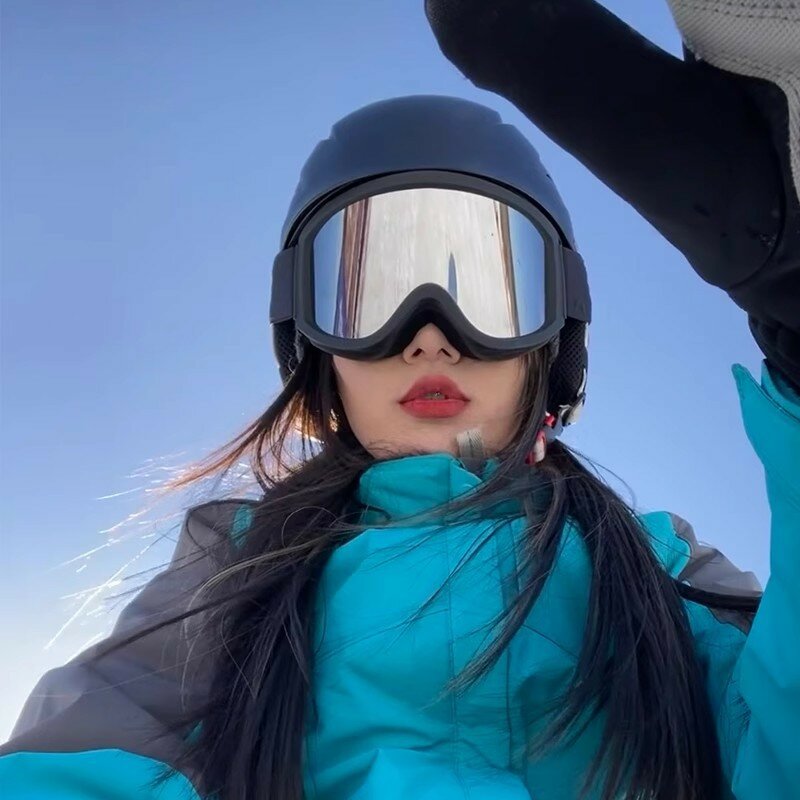 Зимние губчатые лыжные очки для мужчин, горные очки для женщин, ветрозащитные и антибликовые очки для активного отдыха на снегу