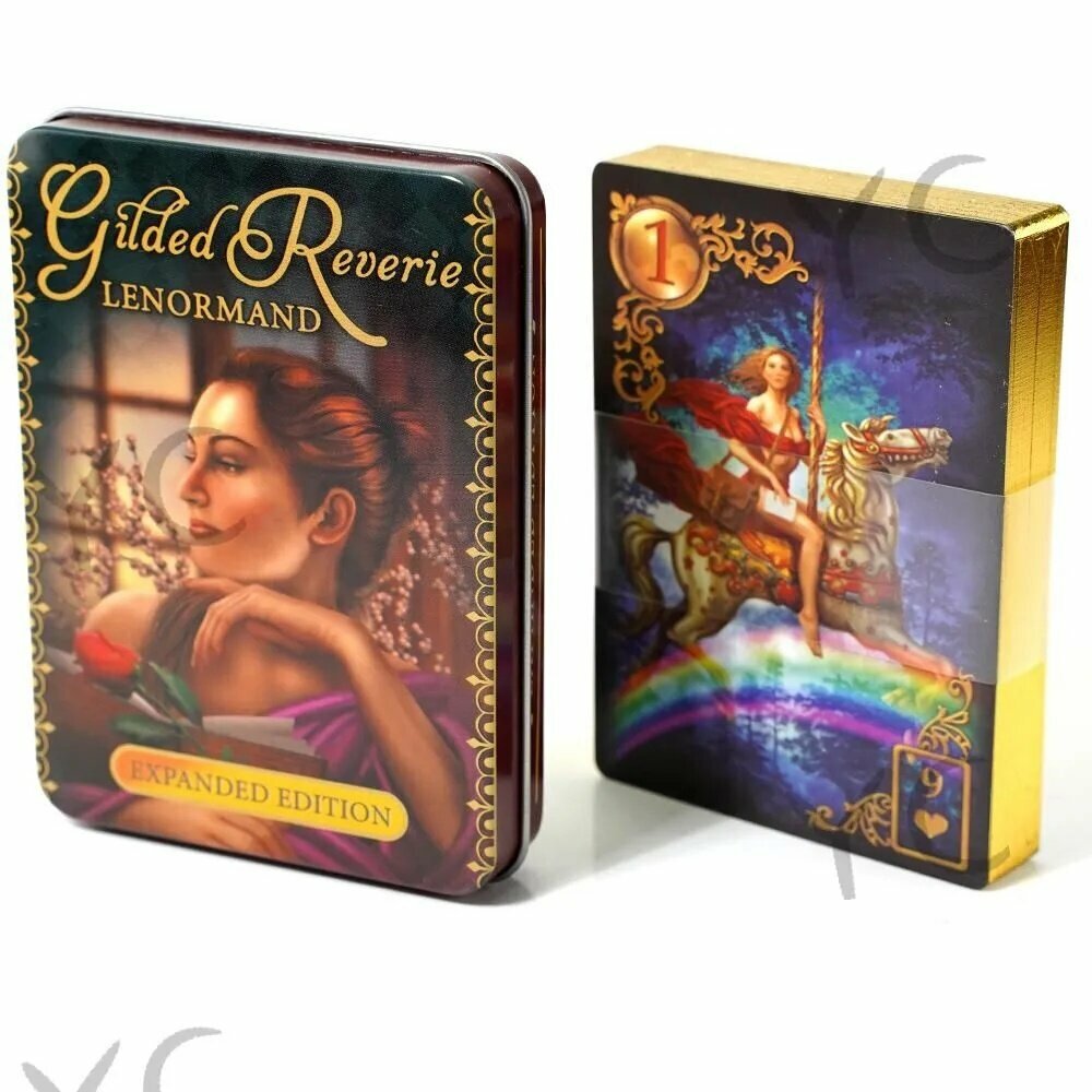 Карты Таро Золотые Мечты Ленорман (Версия с железной коробкой) / Gilded Reverie Lenormand