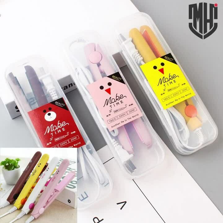 STRIGHTNER Travel Mini Hair Flat Iron Керамические пластины Выпрямитель для волос и выпрямитель