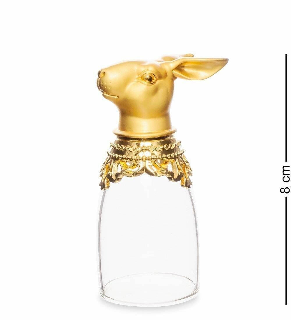 Хот-шот мал. золот. Символ Года -Кролик A941737 разностор, Сплав, стекло