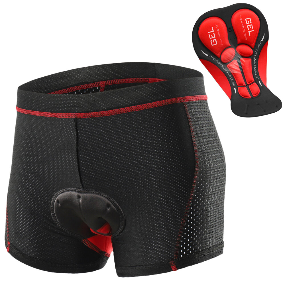 Мужские велосипедные трусы-шорты дышащие с гелевой вставкой для MTB и велопрогулок