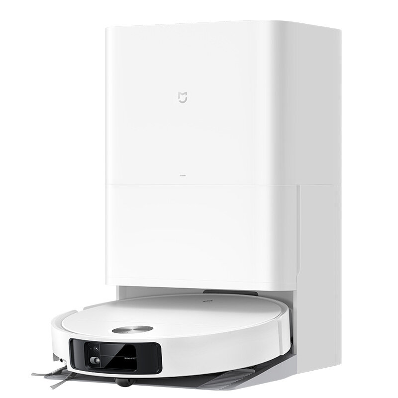 Робот-пылесос Mijia 5 Pro с интеллектуальным взаимодействием AI, двумя механическими руками, высокой мощностью всасывания, интегрированной уборкой и мытьем пола