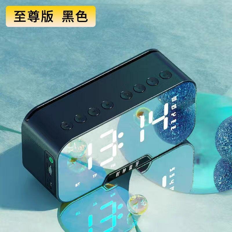 Кастомный Bluetooth-динамик с умным голосовым AI-часами, будильником, беспроводным динамиком, слотом для карты, радио и зарядкой