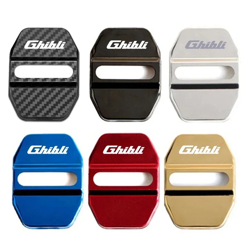 4 шт. автомобильные аксессуары для Maserati ghiдоступ значок Логотип Крышка дверного замка из Black