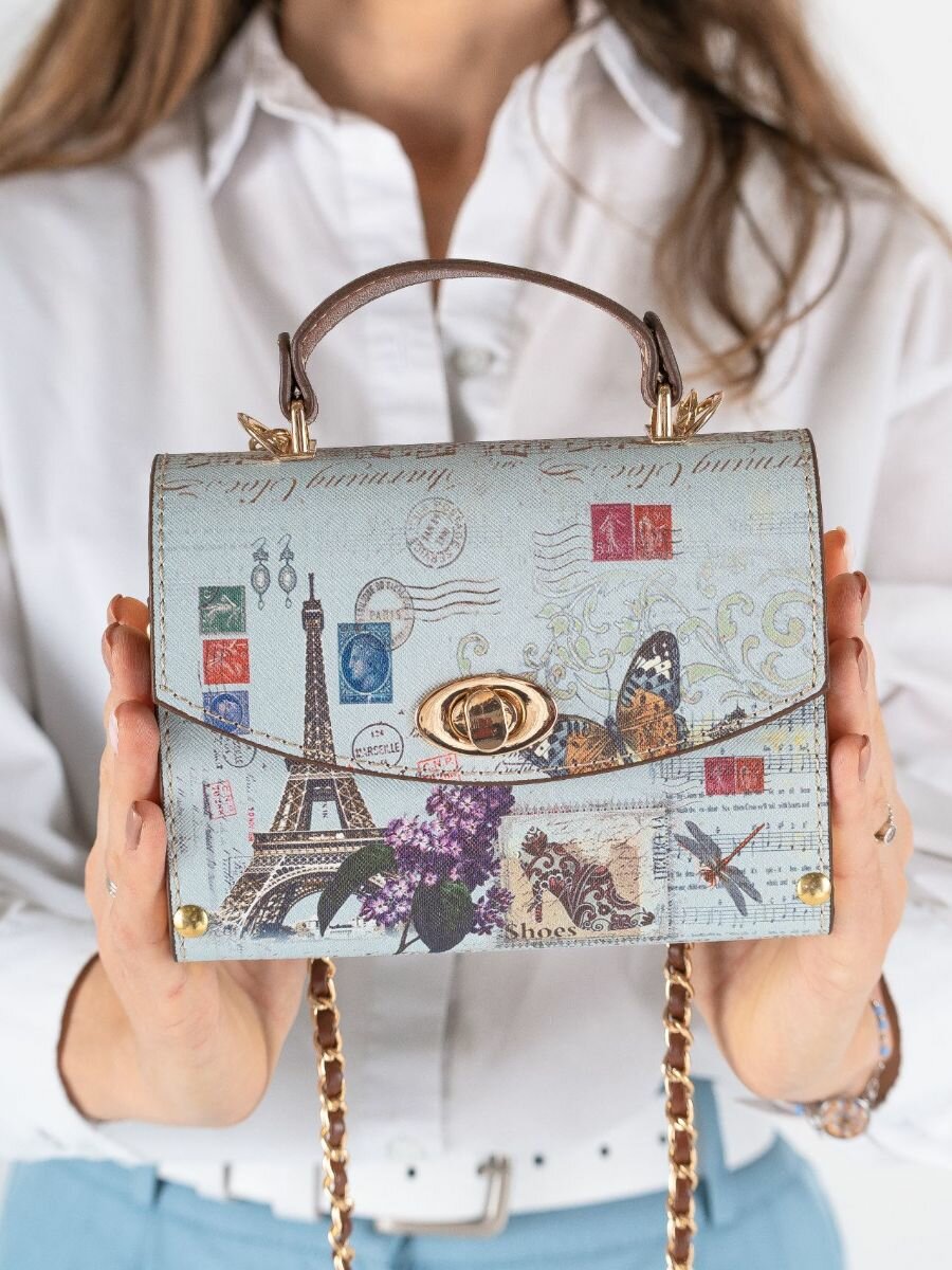 Сумка кросс-боди SKYDEL Bags, фактура тиснение, рельефная — фото 1