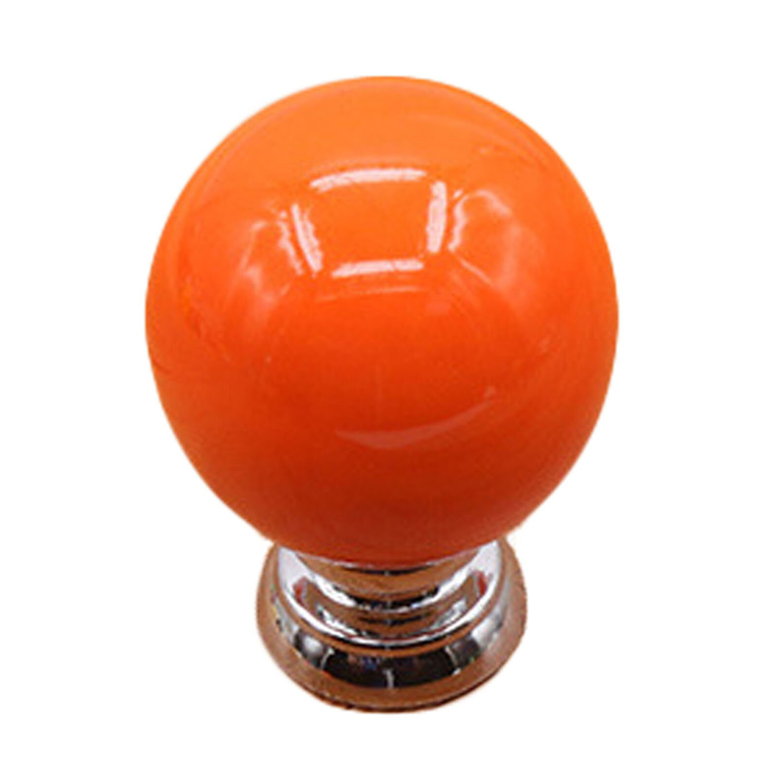 Керамическая дверная ручка в форме вишни для ящика, шкафа, гардероба (оранжевая)