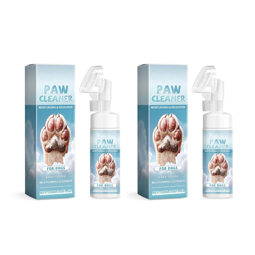 Средство для Чистки Собачьих Лап Пена с Силиконами Щетка Для Массажа Кошек И Собак Средство Для Быстрой Очистки Лап