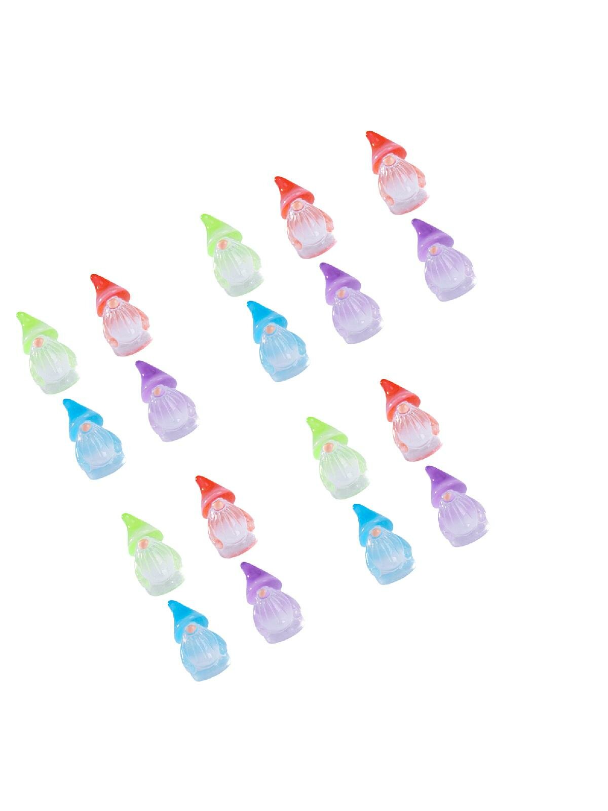 Ночная фигурка мини-гномов Статуэтка мини-Гномов Садовые Аксессуары Fairys