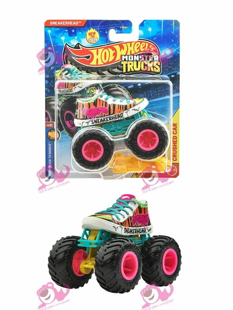 Машинка Mattel Hot Wheels Monster Trucks (Монстр трак)2026 FYJ44 Sneaker head
